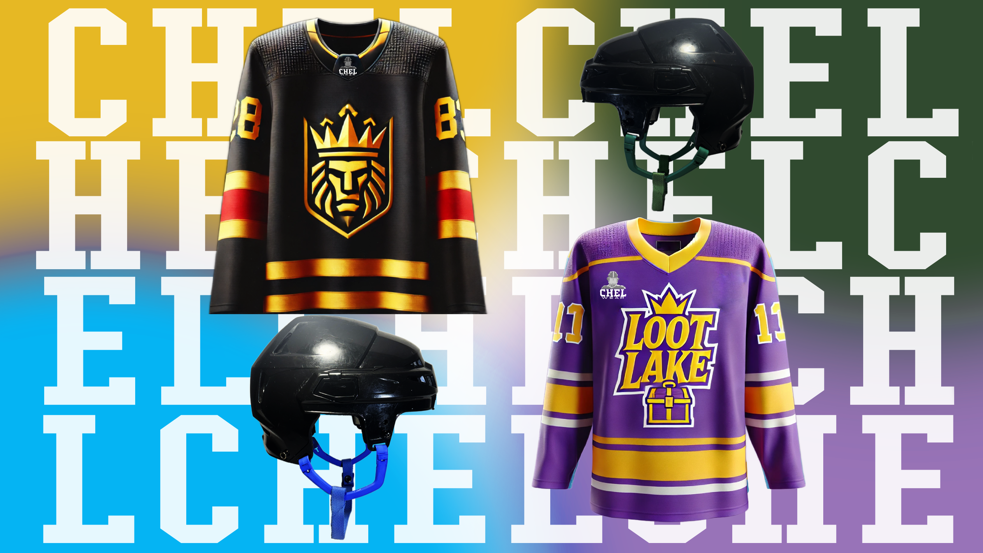 Chel Wear - Hockey Gear & Tinted Fishbowl | World of Chel inspiration ...