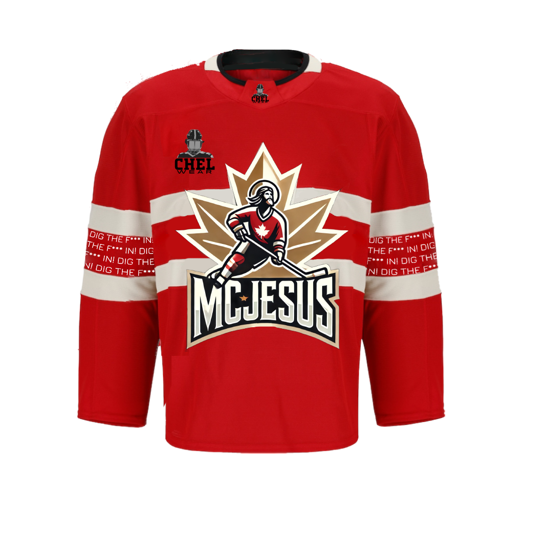 McJesus- Hockey Jersey – Chel Wear Hockey Boutique