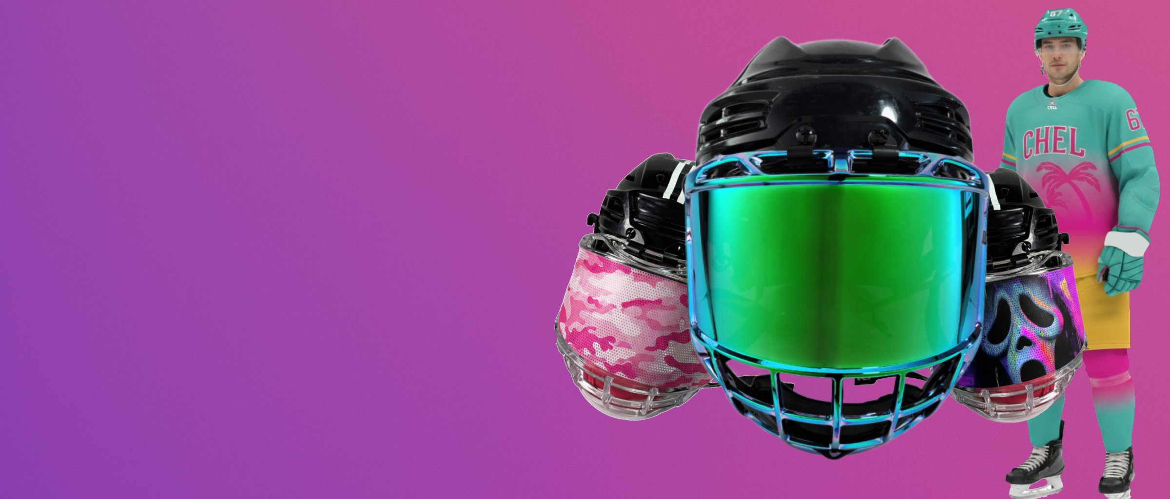 Tinted Fishbowl & Hockey Gear – Chel Wear Hockey Boutique