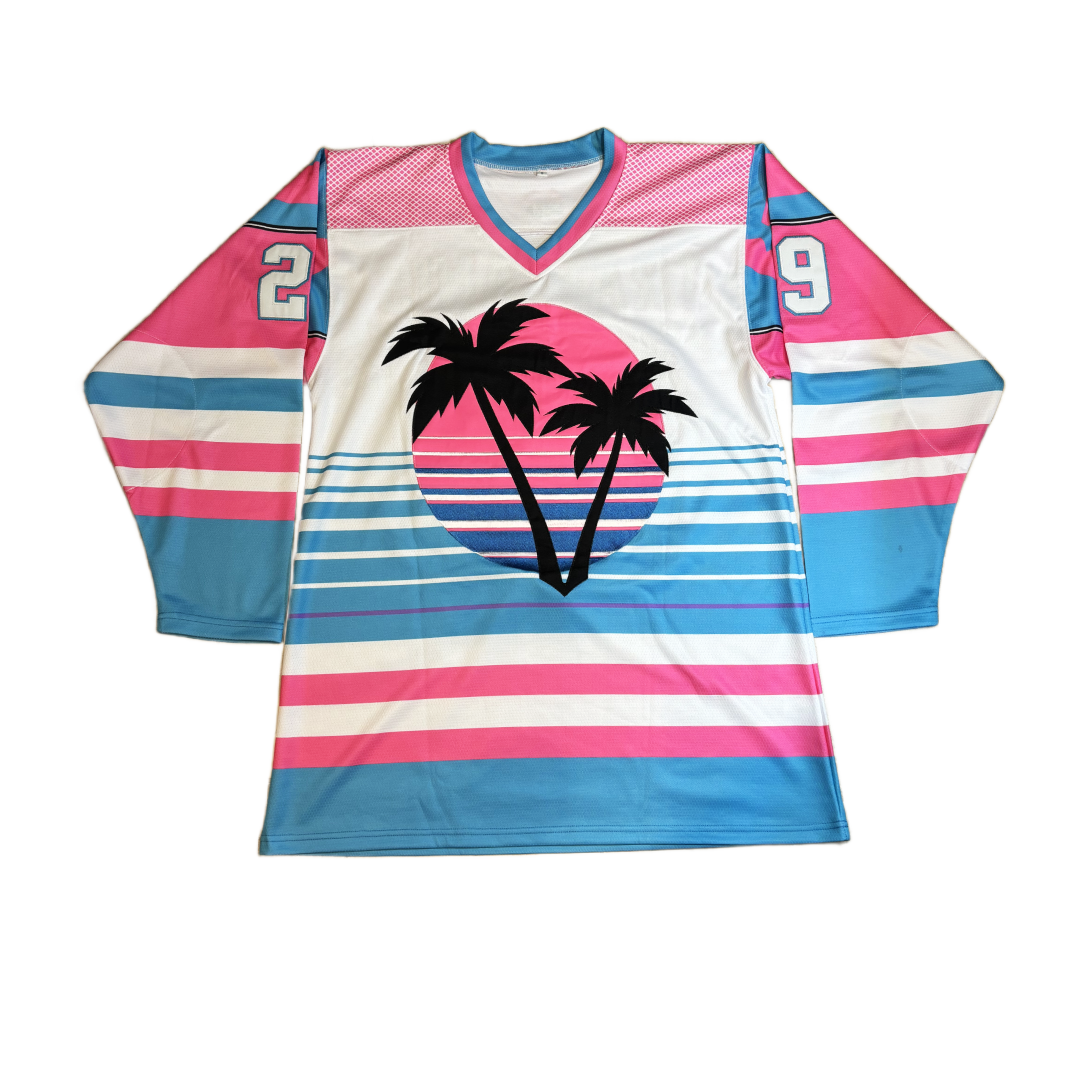 Retro Miami - Hockey Jersey – Chel Wear Hockey Boutique